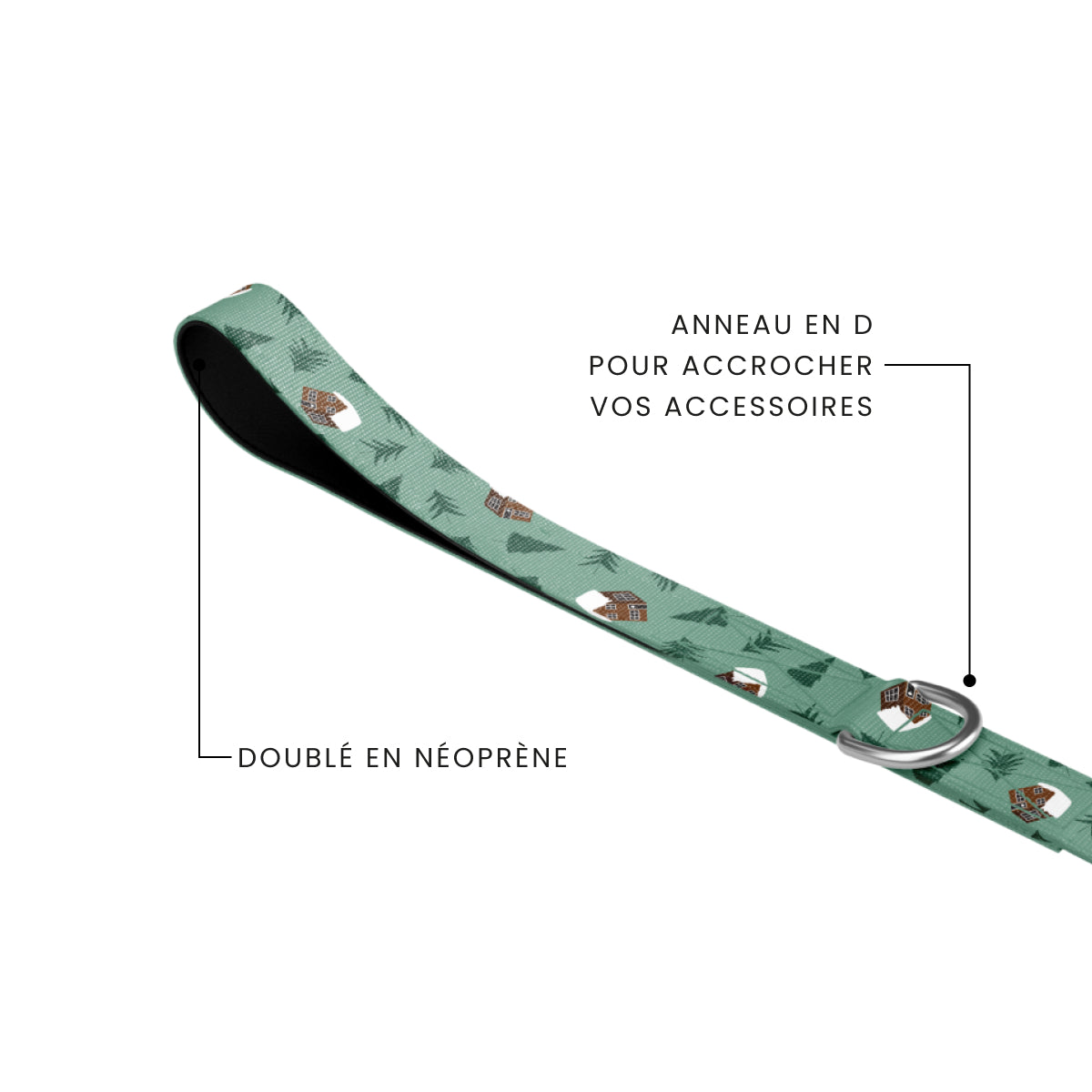 Winter Cabin Dog Leash – Tella & Stella